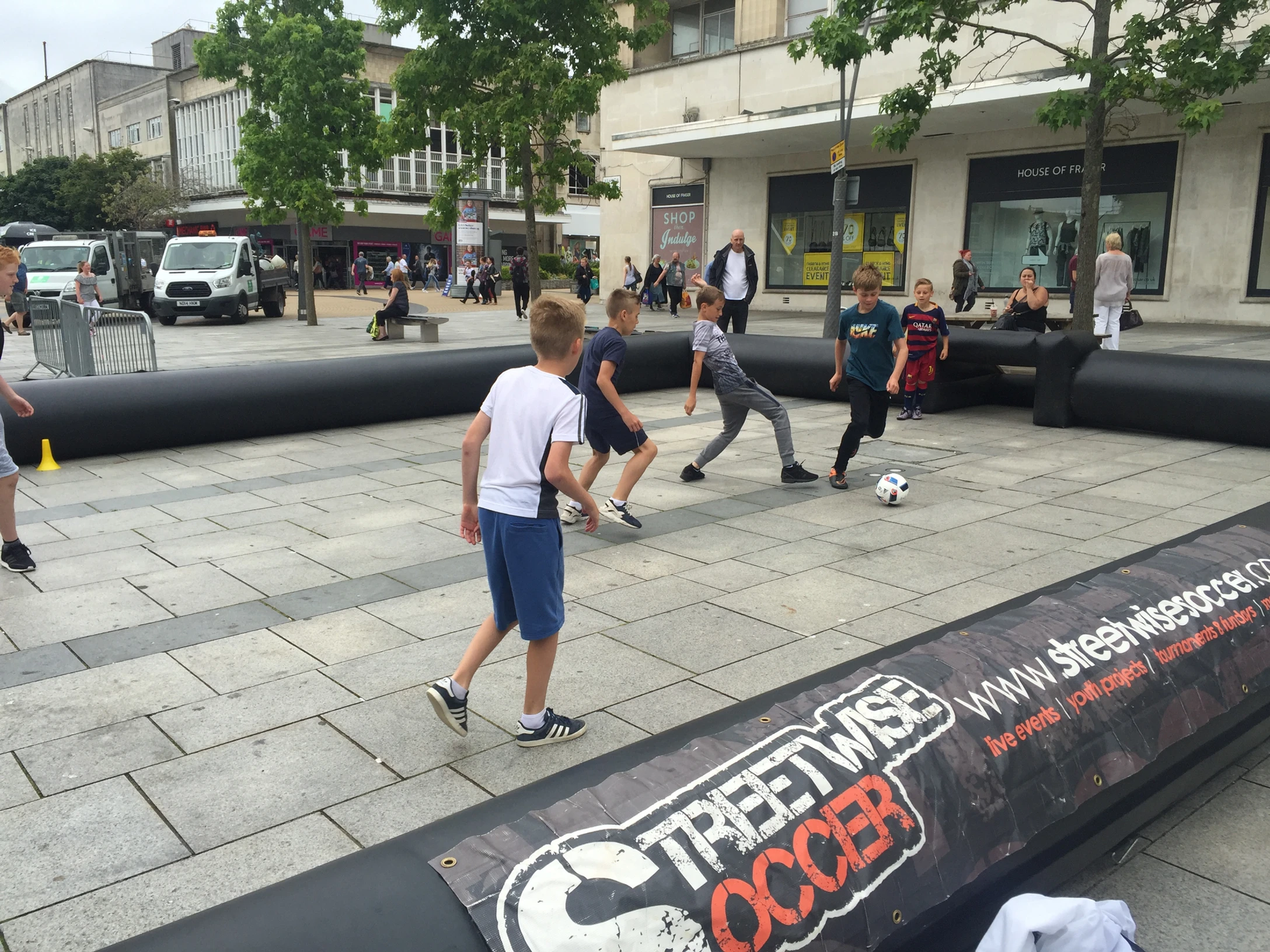 Inflatable Football Pitch - Streetwise Soccer